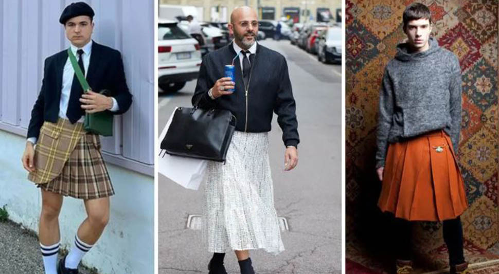 Muškarci sve više nose suknje