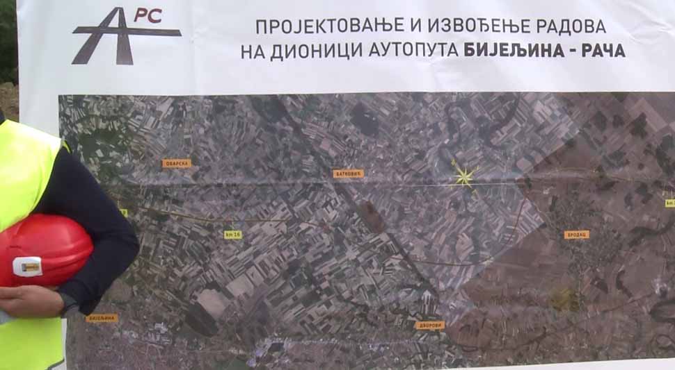 Počela izgradnja auto-puta Rača-Bijeljina