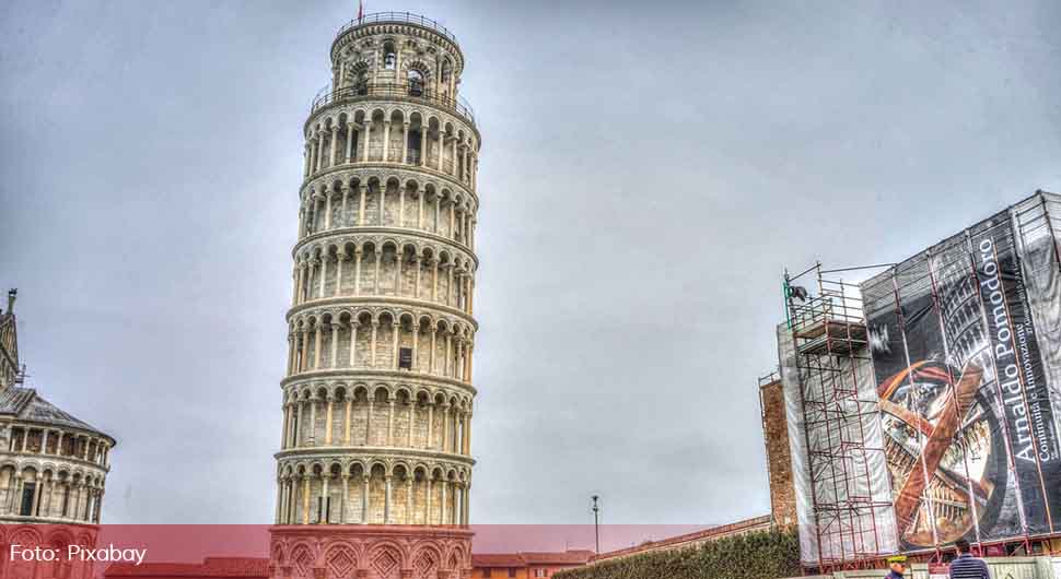 Krivi toranj u Pizi ispravio se za četiri centimetra
