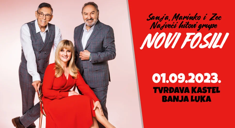 Sanja, Marinko i Zec - najveći hitovi grupe Novi fosili 01. septembra ...